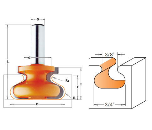 Order 855.602.11 by CMT 3/4" Router Finger Pull Bit - US Mega Store