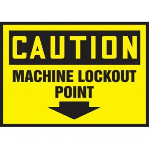 Order LLKT614VSP by Accuform 3-1/2" x 5" Safety Label "Machine Lockout ...