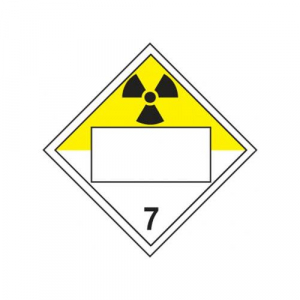 Order MPL700CT100 by Accuform Blank TDG Placard Hazard Class 7 ...