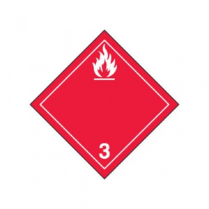 Order TCP313MG25 by Accuform TDG Placard Red "Class 3" - US Mega Store