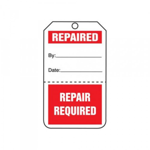 Order TPP104PTP by Accuform Safety Tag "Repaired/Repair Required ...