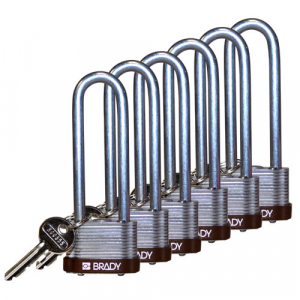 Order 123266 by Brady Key Retaining Steel Padlock with 3" Shackle - US ...