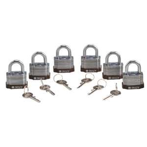 Order 123280 by Brady Key Retaining Steel Padlock w/0.75" Shackle - US ...