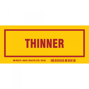 Order 60255 by Brady 3" x 7" Polyester Thinner Label - US Mega Store