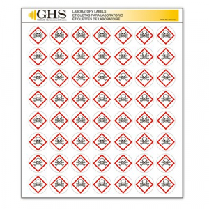 Order GHS1215 by GHS Safety 1" Skull Crossbones Pictogram Label - US ...