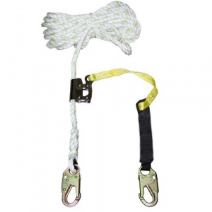 Order FS700-50GA-3E by Safewaze Rope Lifeline w/Snap Hook & Rope Grab ...
