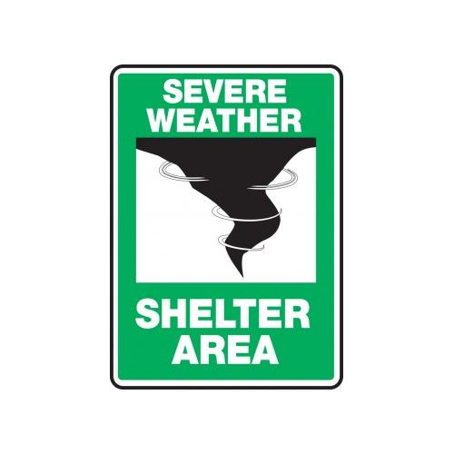Order FRMFEX541XT10 By Accuform Severe Weather Safety Sign Severe order-frmfex541xt10-by-accuform-severe-weather-safety-sign-severe