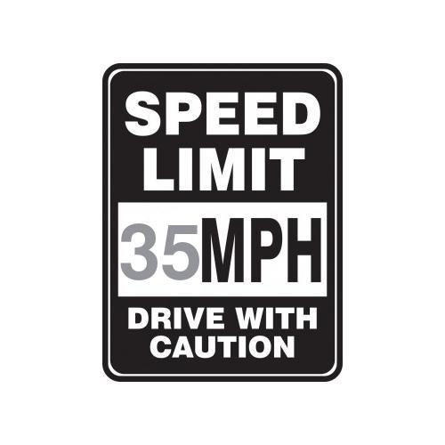 Order FRR32535RA by Accuform Speed Limit Sign "Speed Limit 35 Mph ...