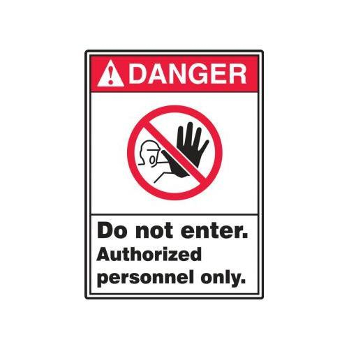 Order Mrdm110va By Accuform 14 X 10 Ansi Safety Sign Do Not Enter