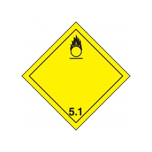 Order TCL523PS5 by Accuform 4" x 4" TDG Label "Class 5.1" - US Mega Store