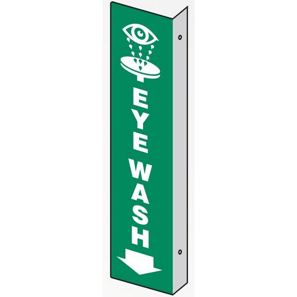 Order DFS137P by GHS Safety Projected Sign "Eye Wash", 4" x 18" - US ...