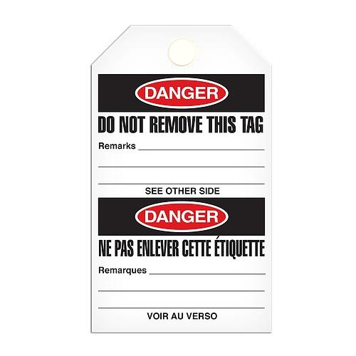 Order TG7003PT by GHS Safety Danger Tag "Defective Equipment", Poly Tag ...