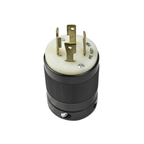 Order 3016P by Marinco Standard NEMA Locking Plug, 30A 480V 3P4W (L16 ...
