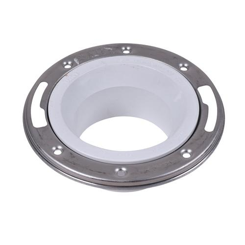 Order 43495 by Oatey 3"- 4" PVC Level Fit Closet Flange with Stainless ...