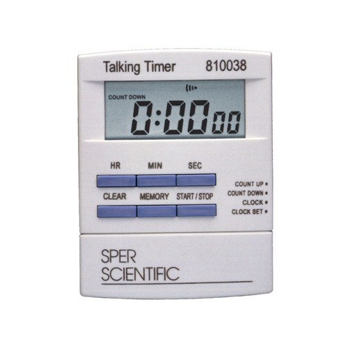 Order 810038 by Sper Scientific Talking Lab Countdown Timer - US Mega Store